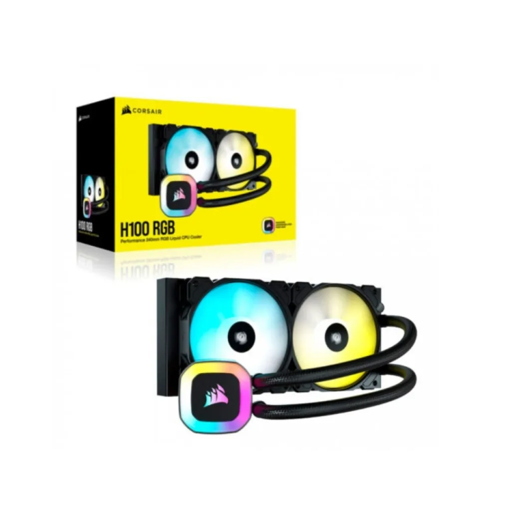 WATER COOLER CORSAIR H100 240MM ARGB – MLX